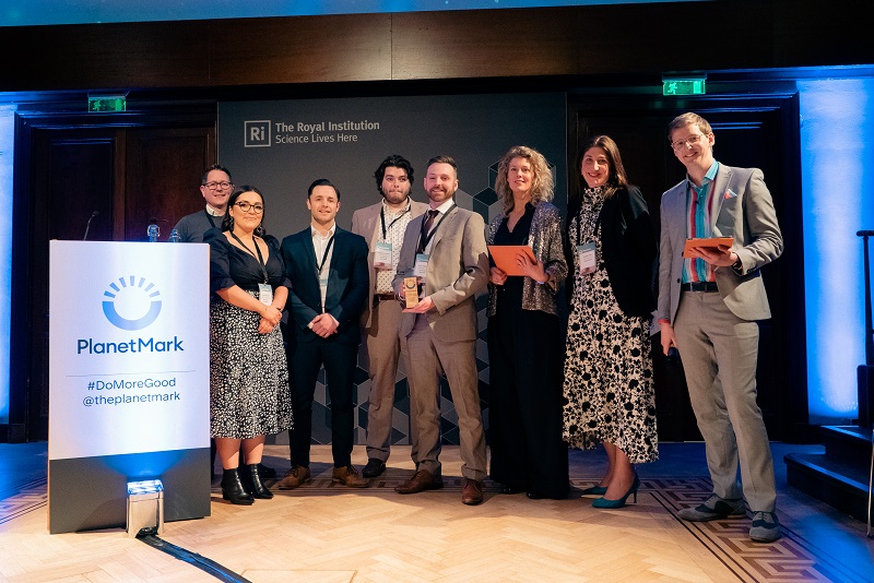 Best Company at the 2022 Planet Mark Awards - SP Energy Networks